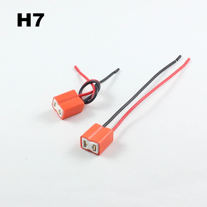 Fsylx Led 9006 9005 H7 Ceramic Socket Connector Male Plug Hb3 9005 9006 ...