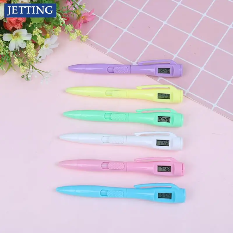 New-1Pcs-Multifunctional-Ballpoint-Pen-with-watch-Battery-included ...
