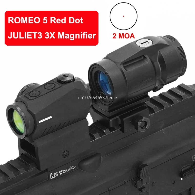 Top-Quality-ROMEO5-1x20mm-Compact-2-MOA-Red-Dot-Sight-JULIET3-3X ...