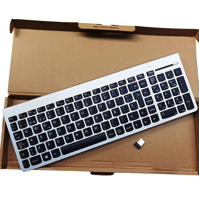 Spain-layout-silver-wireless-keyboard-for-lenovo-SK-8861.jpg