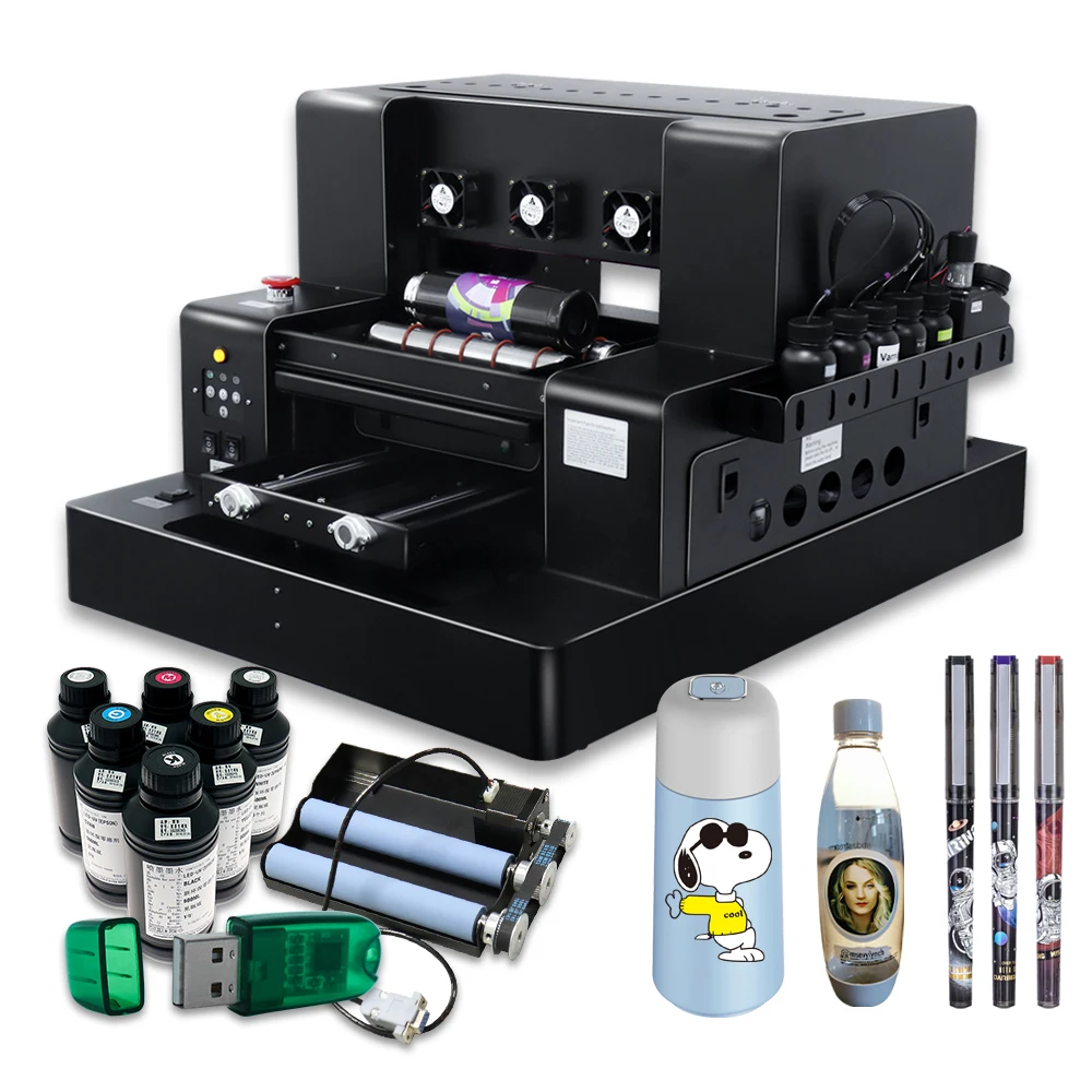 A3 Uv Flatbed Printer Uv Printing Machine A3 Uv Bottle Printer With ...