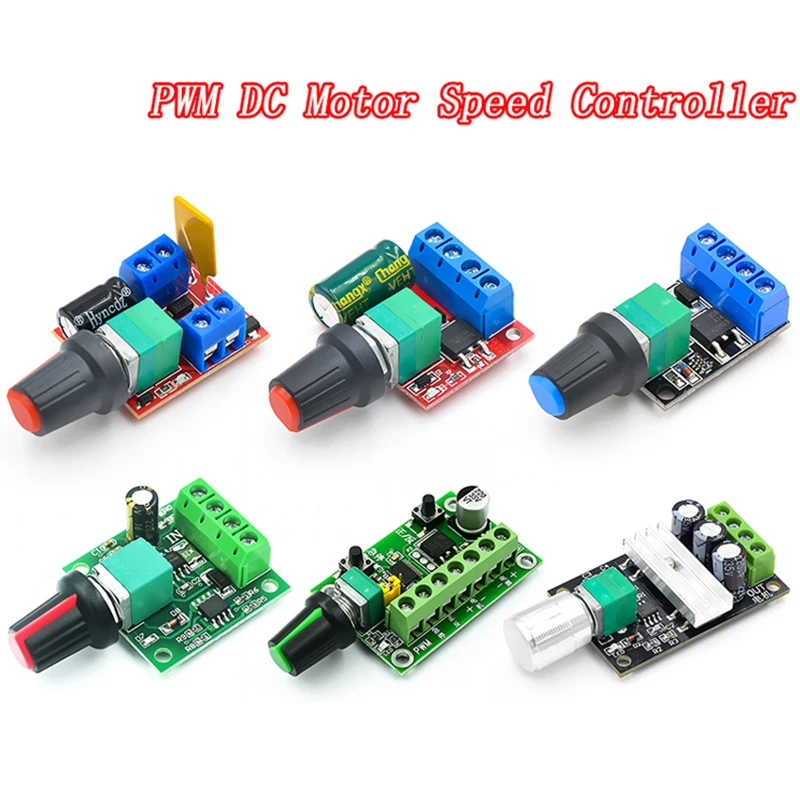 DC 1.8V 35V 2A 3A 5A 10A 30W 80W 90W PWM Motor Speed Controller Low ...