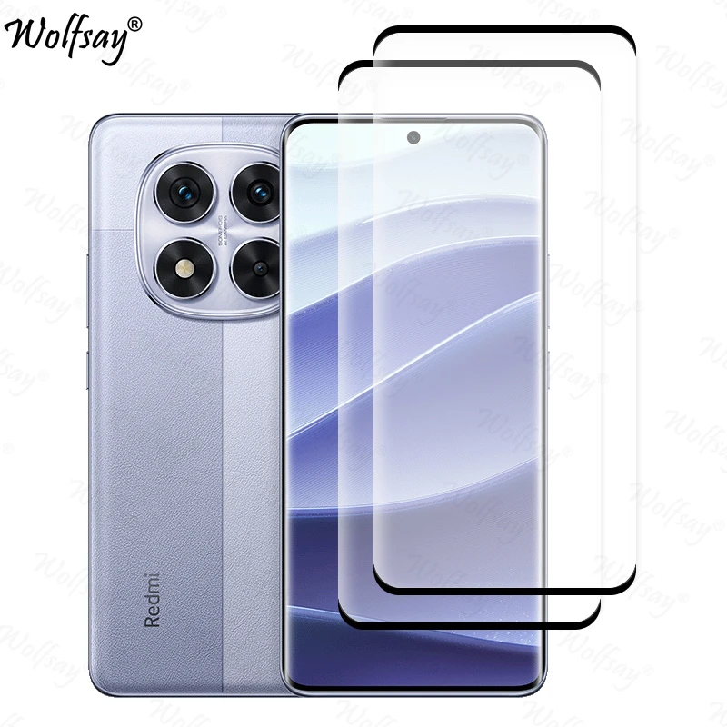 Cristal-templado-con-borde-curvo-3D-para-Redmi-Note-14-Pro-Protector-de ...