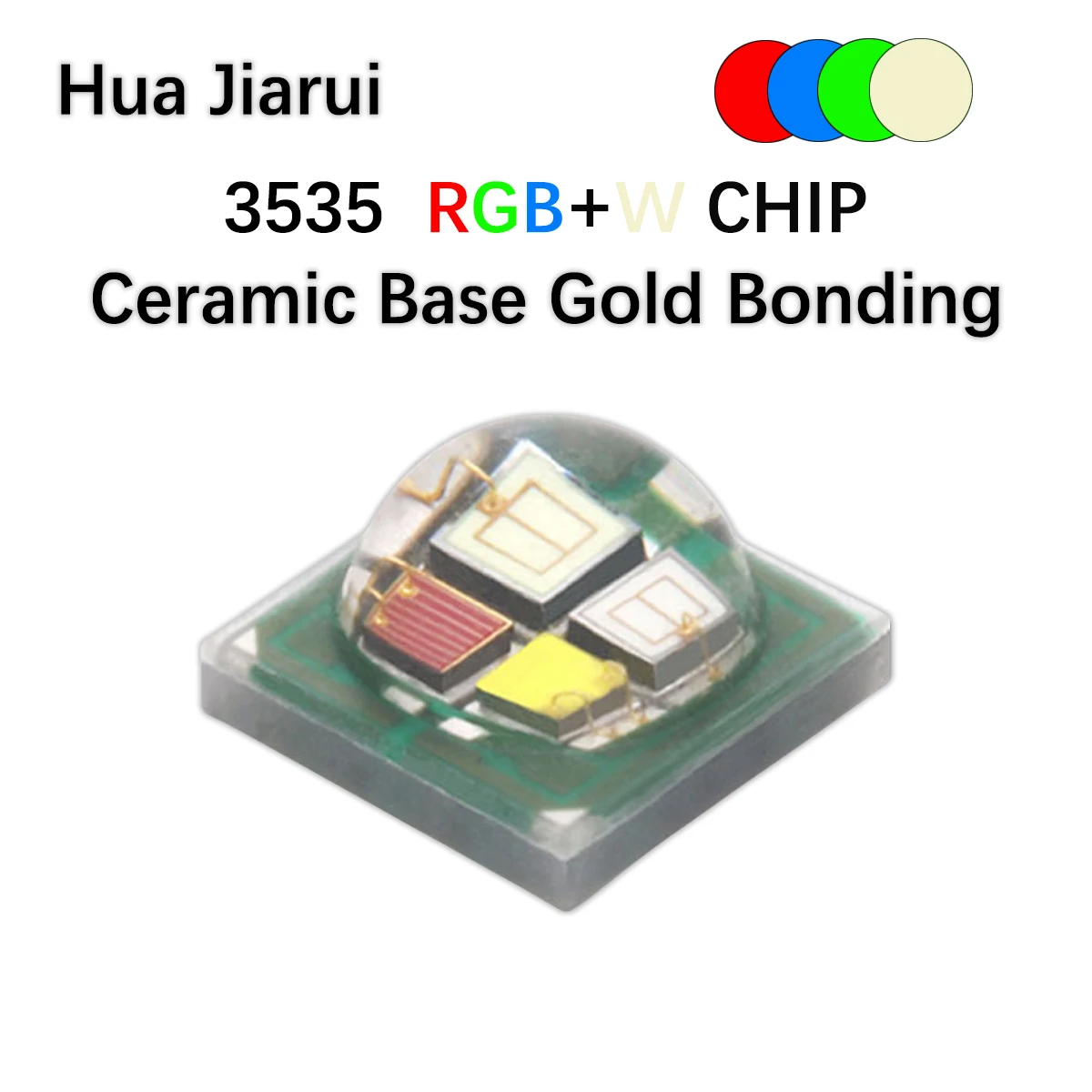 3535 RGB+W 4W Ceramic LED Chips - High-Power Tri-Color Emitters for ...