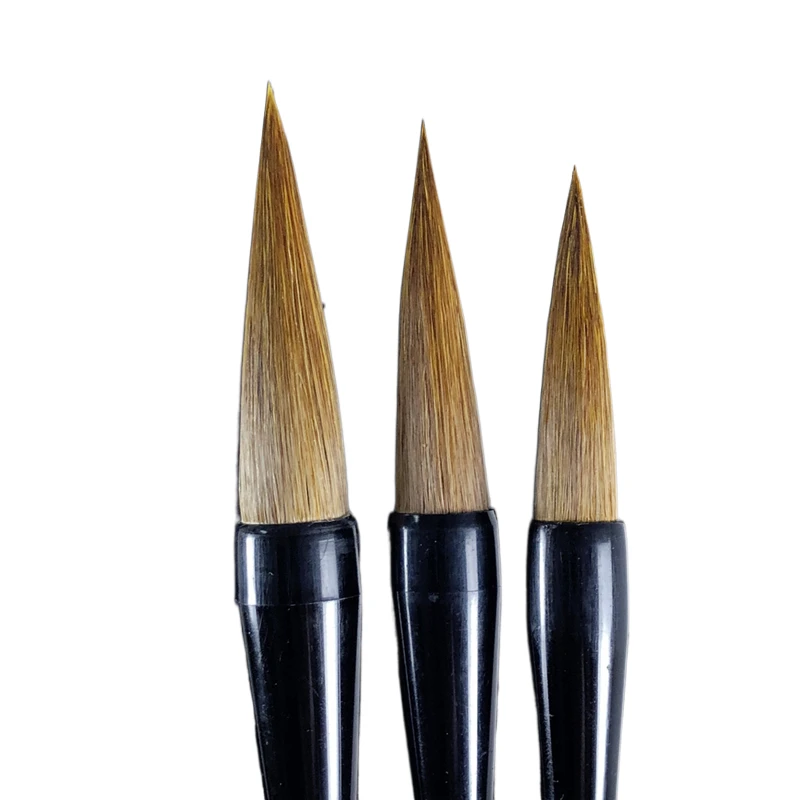 Wolf Hair Brushes Big Medium Small Weasel Hair Calligraphy Brush Pen ...