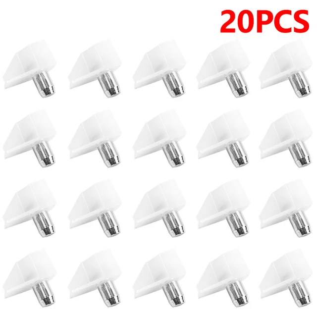 10/20pcs Transparent Shelf Studs Pegs Plastic Laminate Support Cabinet ...