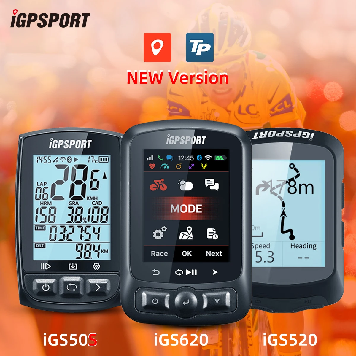 IGPSPORT-GPS-iGS50S-620-50e-iGS520-iGS620-Radfahren-Bike-Computer ...