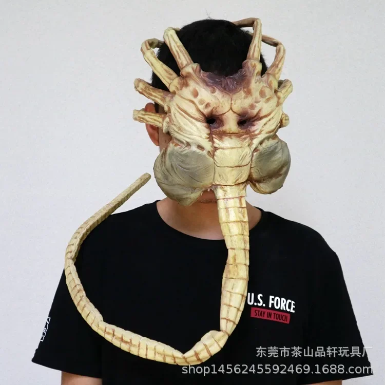 Halloween-assustador-Prop-contrato-alien-gena-cara-captura-bug-l-tex ...