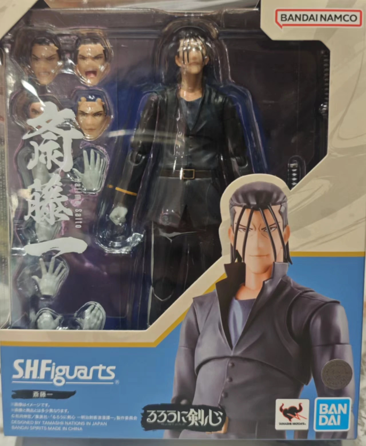 Bandai-SHF-Saito-Hajime-Animation-Action-Figure-S-H-Figuarts-Rurouni ...