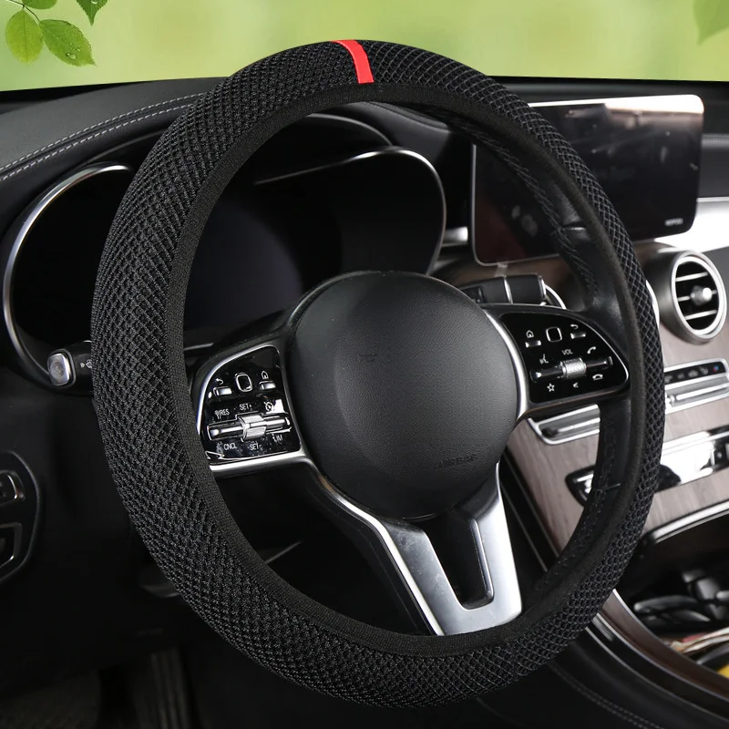 Car Interior Steering Wheel Cover Universal Fashion Without Inner Ring ...