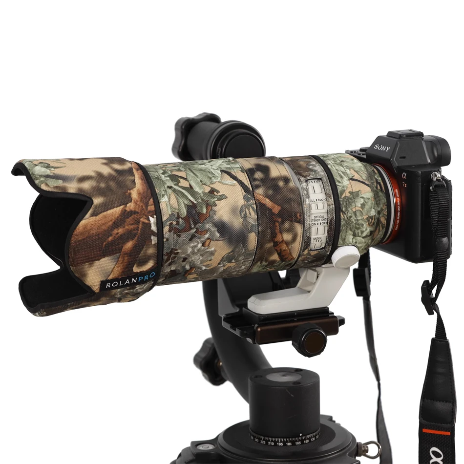 Roadfisher-Camo-Waterproof-Dustproof-Camera-Lens-Wrap-Cover-Protective ...