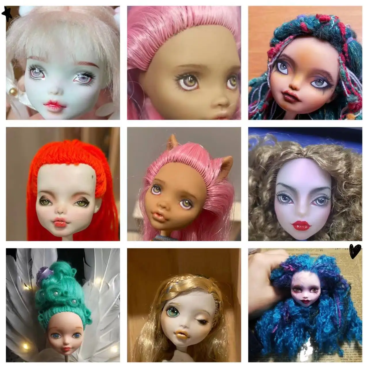 Different-Style-Monster-High-Accessories-Toys-For-Girl-Gift-Head ...