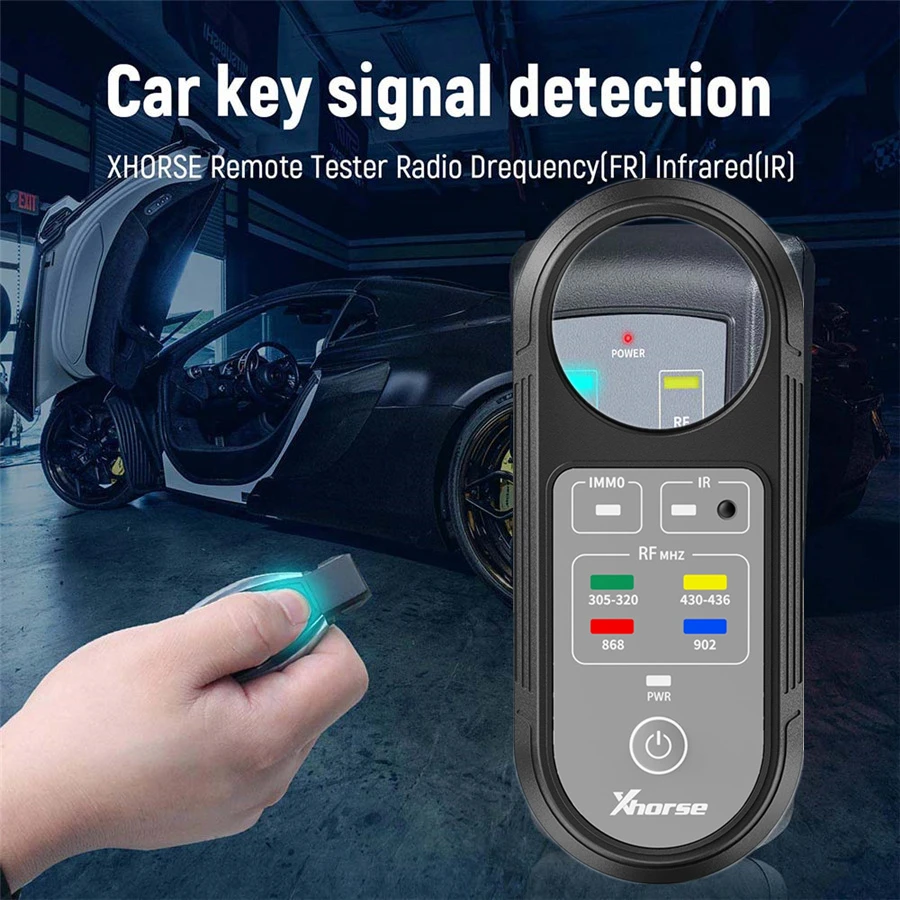 Xhorse Vvdi Car Remote Key Frequency Tester Rf Ir Infrared Frequency ...