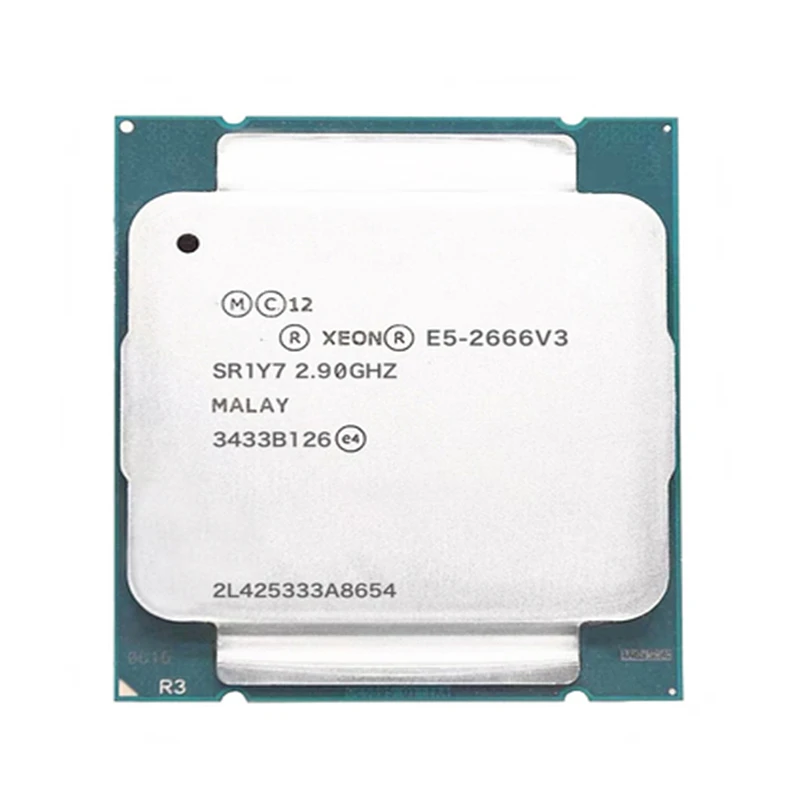Procesador Intel Xeon E5 2666 V3, E5-2666V3 SR1Y7 2,9 Ghz, 10 núcleos ...