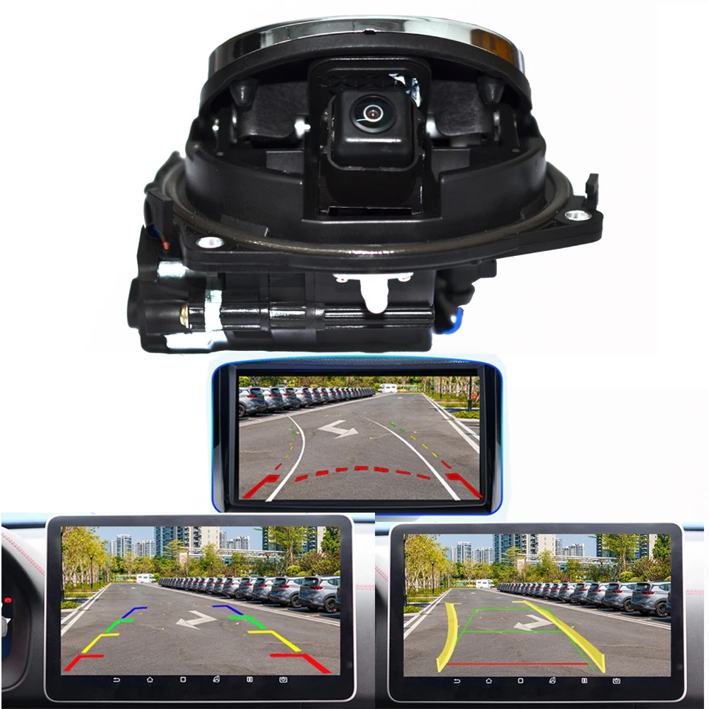 170-Degree-AHD-or-CVBS-Badge-Flip-Emblem-Car-Rear-View-Camera-HD-for ...