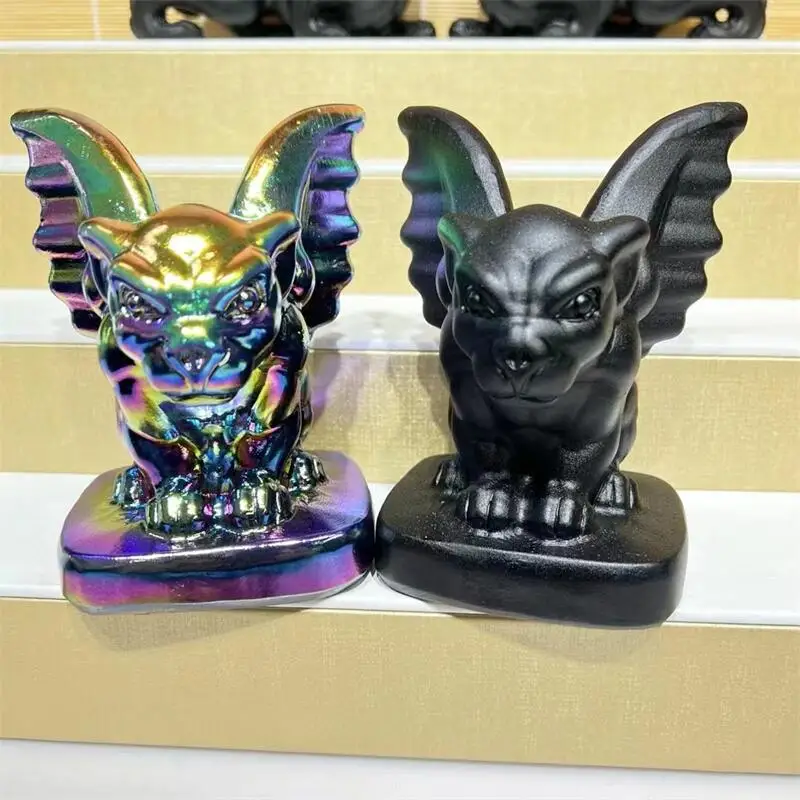 Natural-Crystal-Quartz-Gargoyle-Carving-Statue-Carved-Crafts-Polished ...