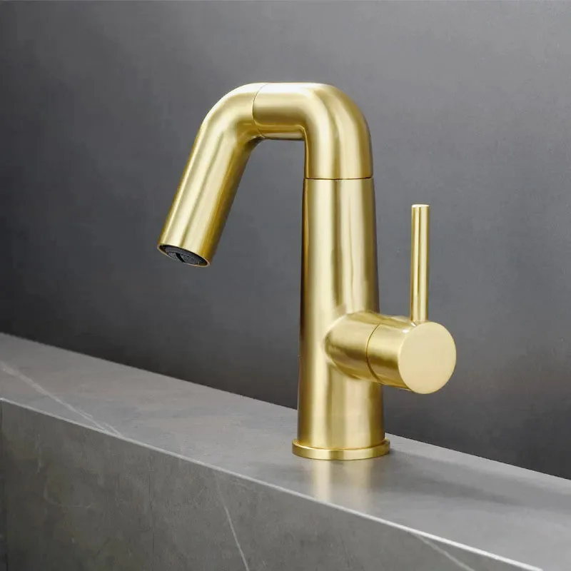 Chrome Plated Brass and Glass Material Deck Mounted Cold & Hot Water of ...