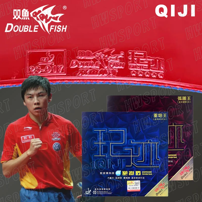 DOUBLE-FISH-QIJI-Table-Tennis-Rubber-Sticky-ITTF-Approved-Durable-Ping ...