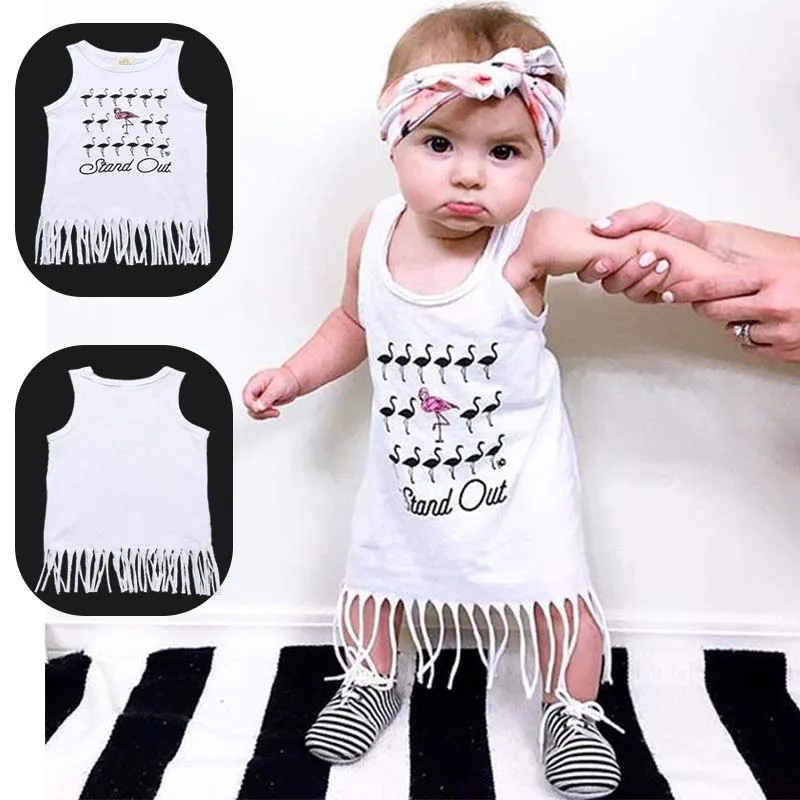 New Baby Dress Casual Girls Cotton Dresses Newborns Children's Clothes ...