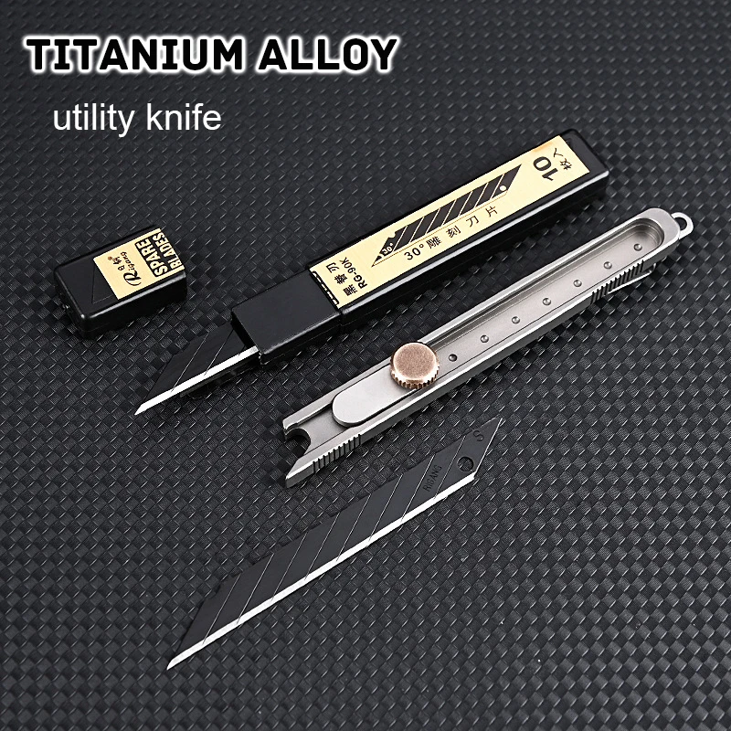 Pocket-Titanium-Alloy-Utility-Knife-Unpacking-Wallpaper-Carving-Express ...