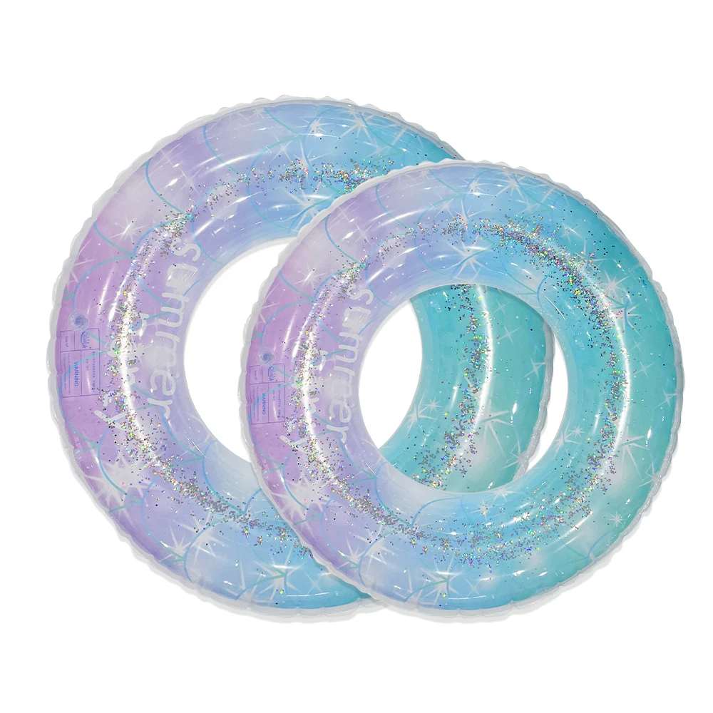 1pc-Sequin-Starry-Sky-Swimming-Ring-Thickened-PVC-Inflatable-Swim ...