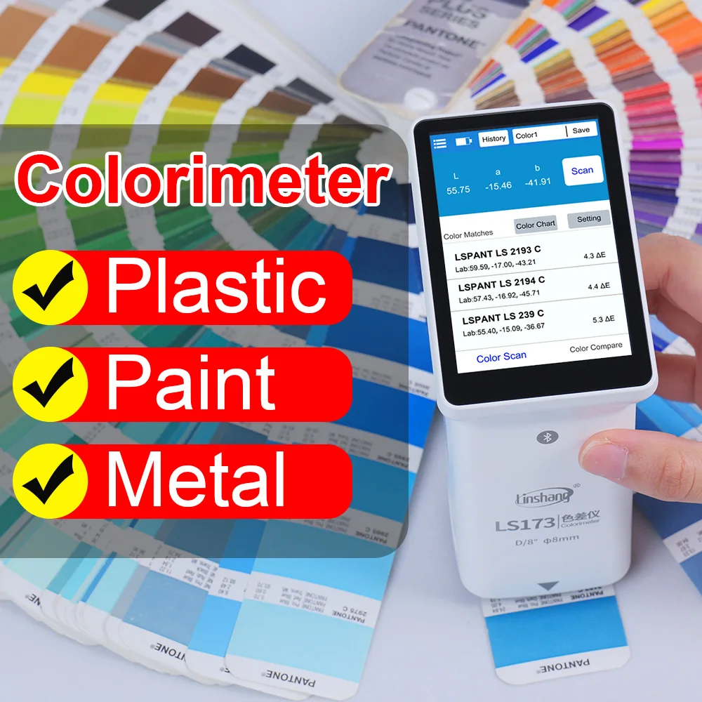 Digital-Colorimeter-Color-Analyzer-Colorchecker-LS173-D-8-Mobile-APP ...