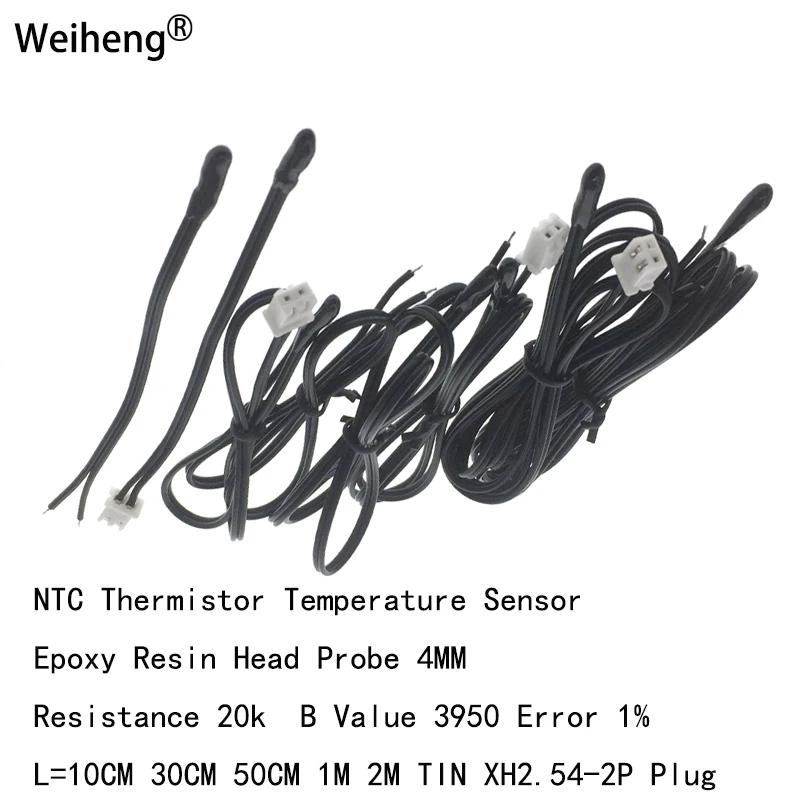 1PCS-NTC-Thermistor-Temperature-Sensor-Epoxy-Resin-Air-Probe-Resistance-20k-B3950-Line-Length ...