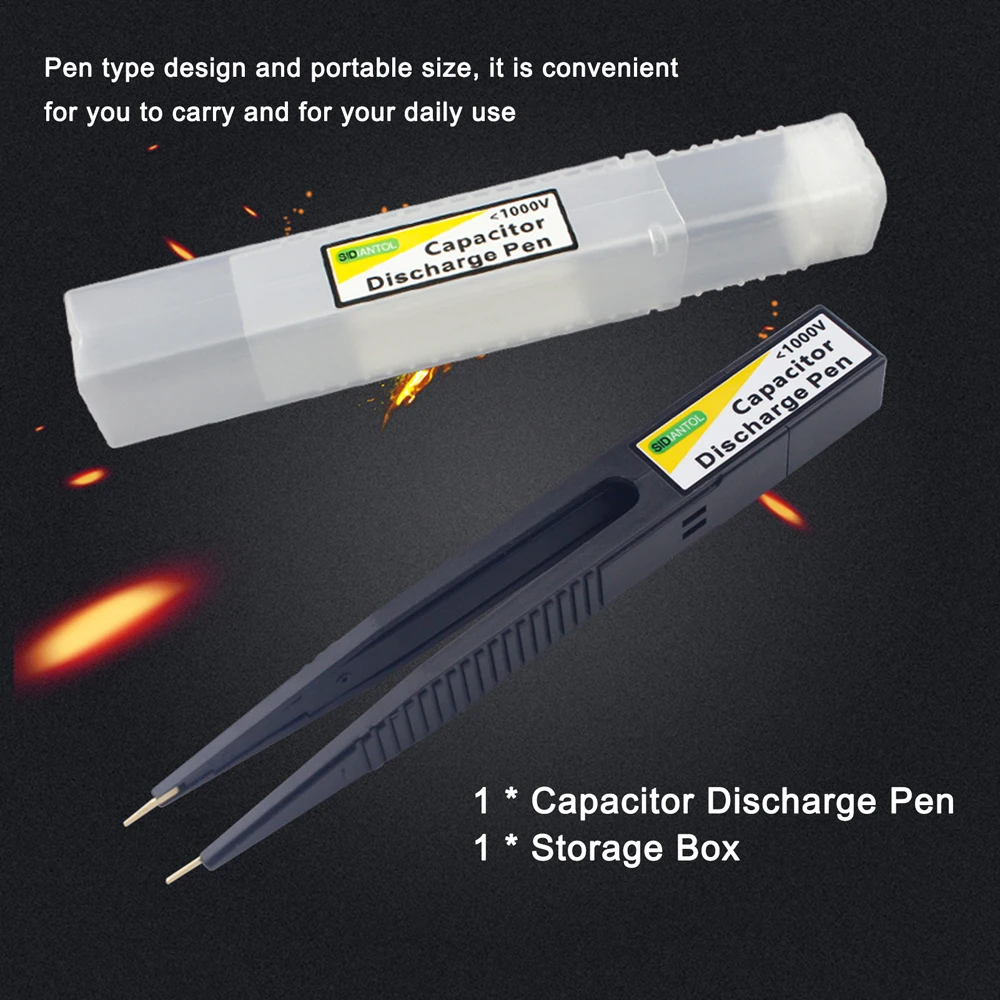 1000V Portable Capacitor Discharge Pen High Voltage Discharging Tool ...