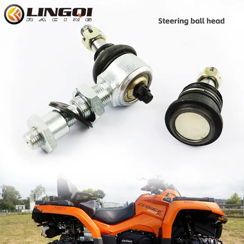 LINGQI RACING Hollow Threaded Ball Head Left Right Swing Arm Balls ...