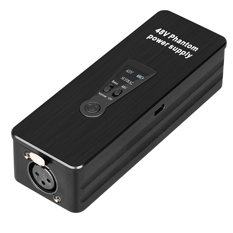 Phantom-Power-Supply-48V-12V-Switch-Rechargeable-Portable-for-Condenser ...