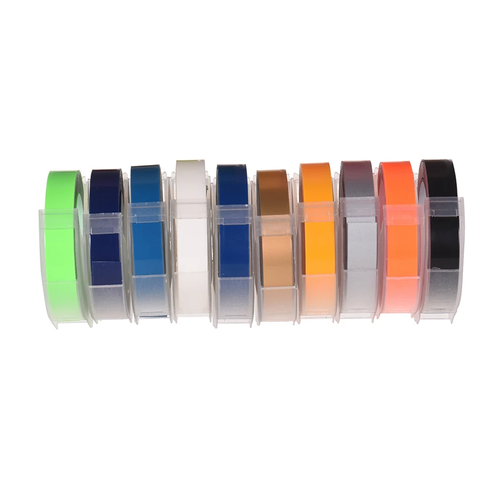 Embossing Tape 3D Plastic Embossing Label Tape Refill for DYMO 12965 ...