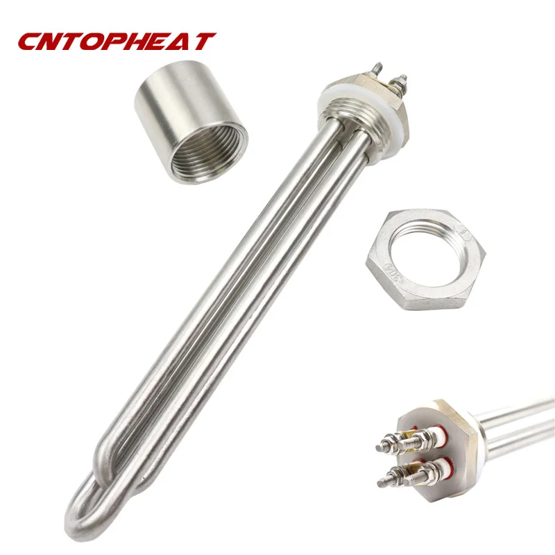 12v-24v-36v-48v-Heating-Element-Immersion-Tubular-Water-Heater-DN25-dc ...