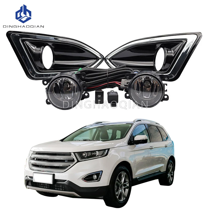 1-set-Fog-Lights-Headlight-For-Ford-Edge-2015-2016-2017-2018-Fog-Lamp ...