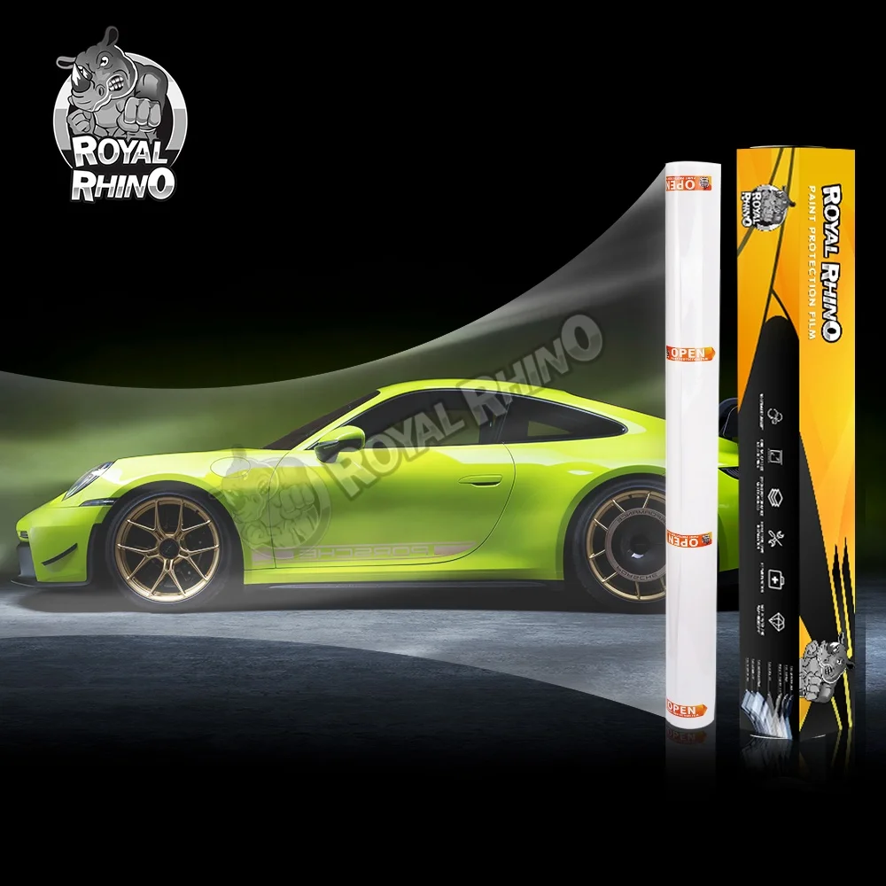 Royal Rhino car ppf 1.52*15M Transparent TPU TPH Car Paint Protection ...