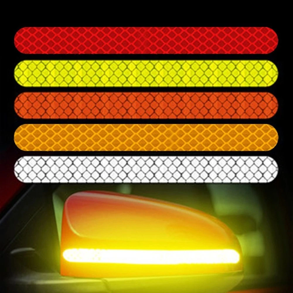 Car Anti collision Reflective Cars Stickers Rearview Mirror Warning ...