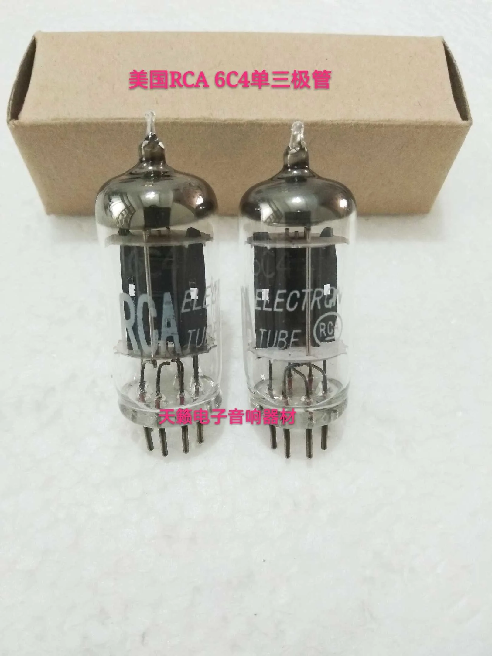 Vadonatúj Us 6C4 Elektroncső Egy Trióda Fekete Képernyő Négyzet Alakú ...