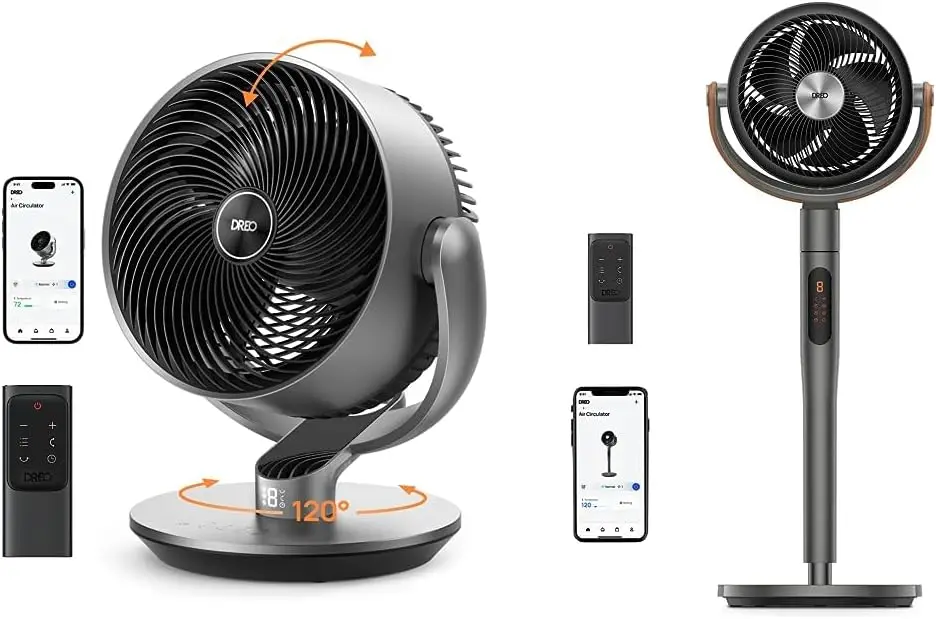 Smart-Fans-for-Bedroom-with-Remote-Control-DR-HAF004S-Pedestal-Fan-with ...