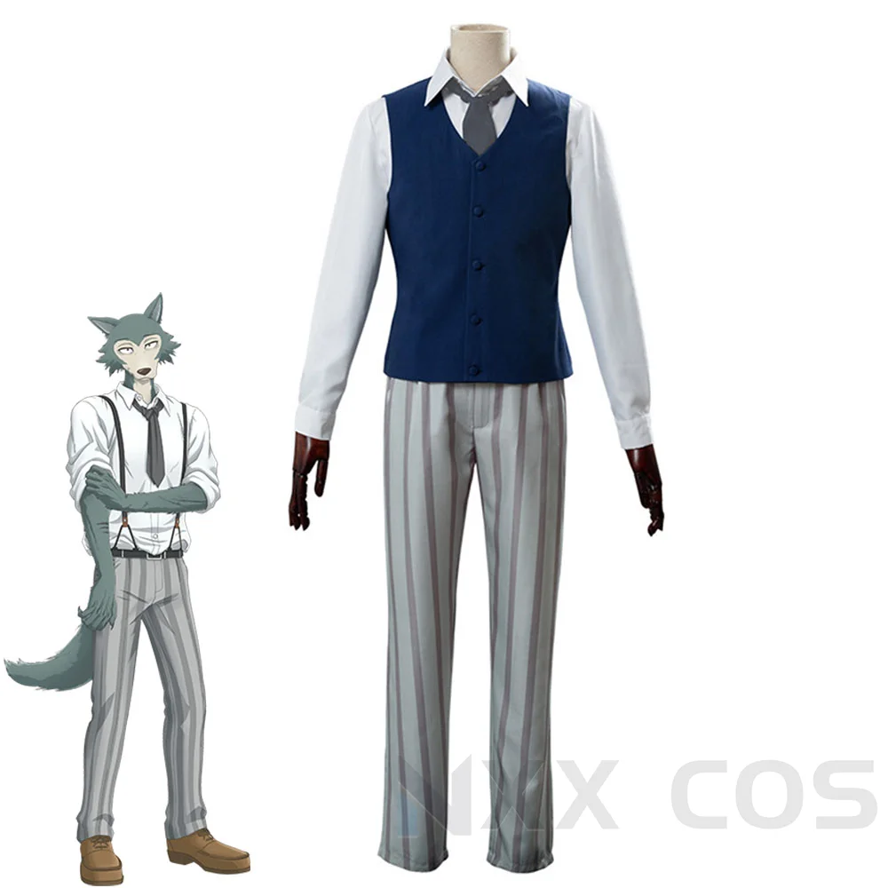 Anime-Beastars-Legoshi-Cosplay-Costume-Wolf-Legoshi-Shirt-Waistcoat ...
