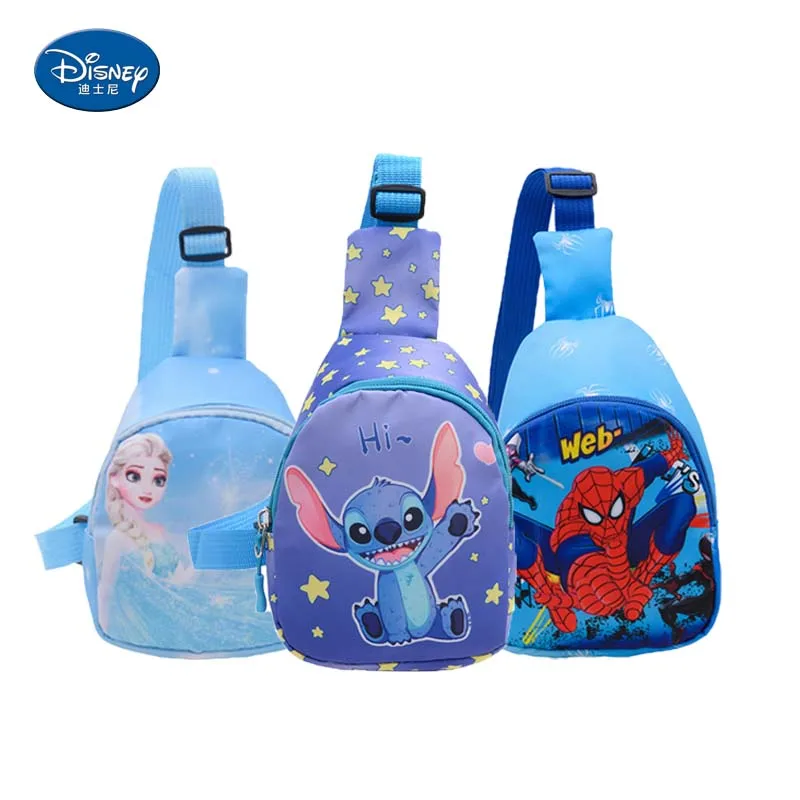 Disney-Stitch-Children-Chest-Bag-Cartoon-Princess-Frozen-Boy-Girl-Cute ...