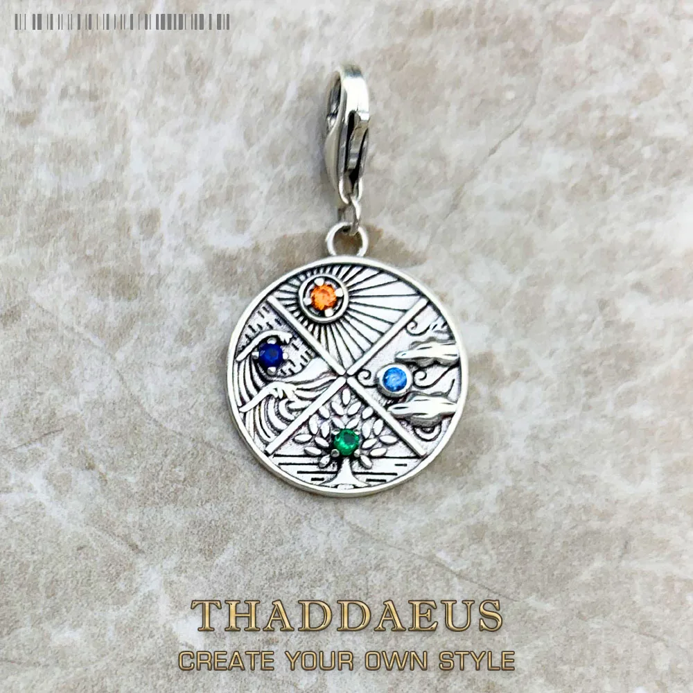 Earth-Water-Air-Fire-Elements-Charm-Philosophers-Gift-DIY-Europe ...