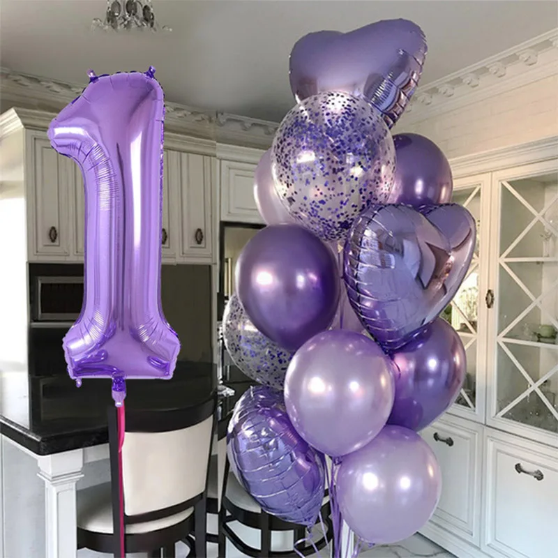 Globos-con-n-meros-de-aluminio-morado-Gaint-de-40-pulgadas-globo-de-l ...