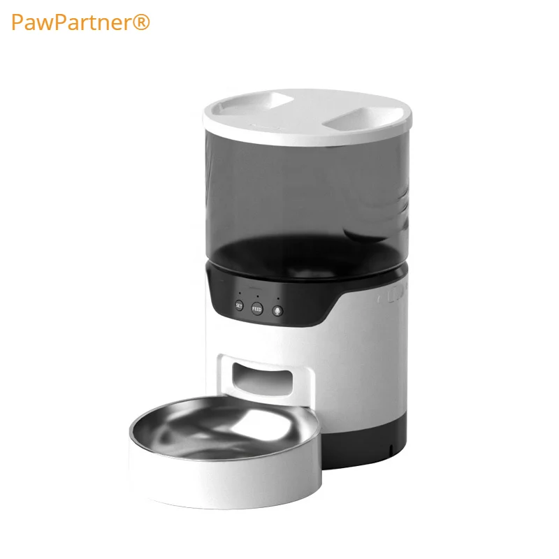 Alimentador Automático PawPartner para Cães e Gatos com Controle por App e Dispensa Programada ...