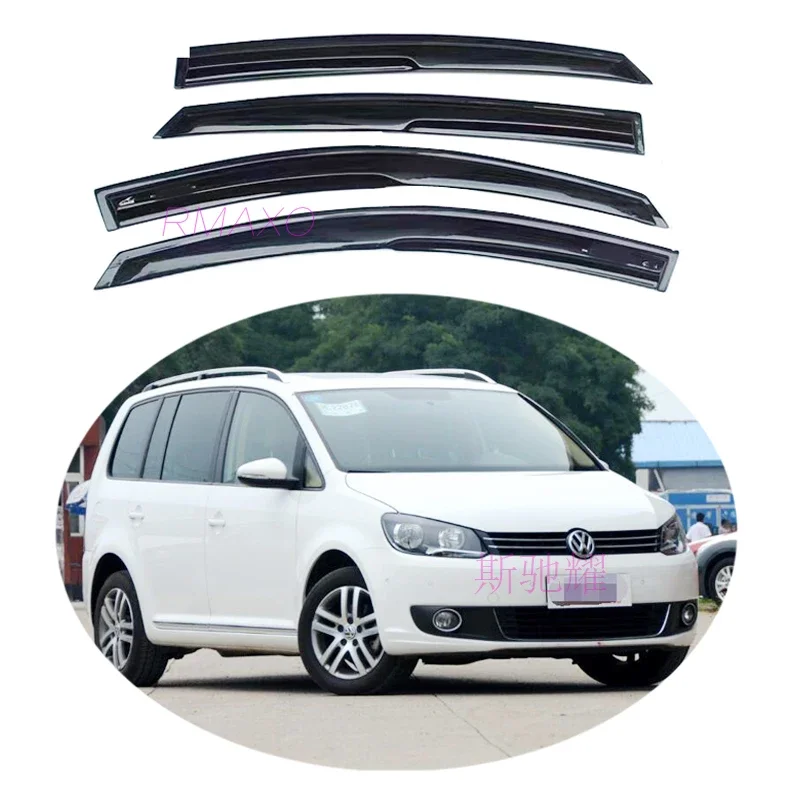 For-Volkswagen-Touran-2005-2013-Plastic-Window-Visor-Vent-Shades-Sun ...