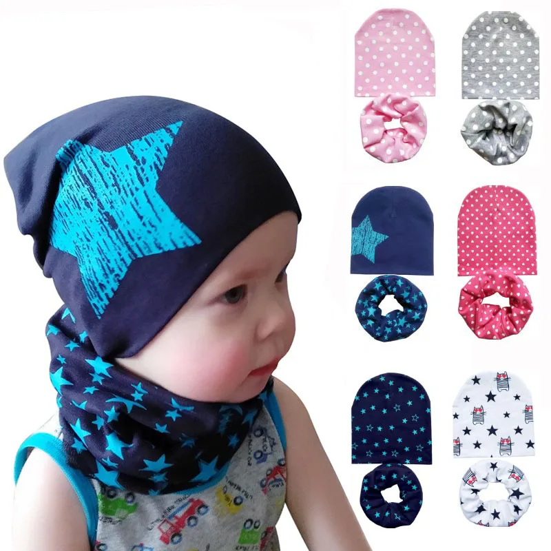 Cotton-Baby-Hat-Scarf-Baby-Hats-for-Boy-Spring-Autumn-Winter-Baby-Hats ...