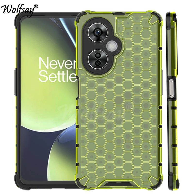 Shockproof Transparent Case For OnePlus Nord N30 5G Honeycomb Armor ...