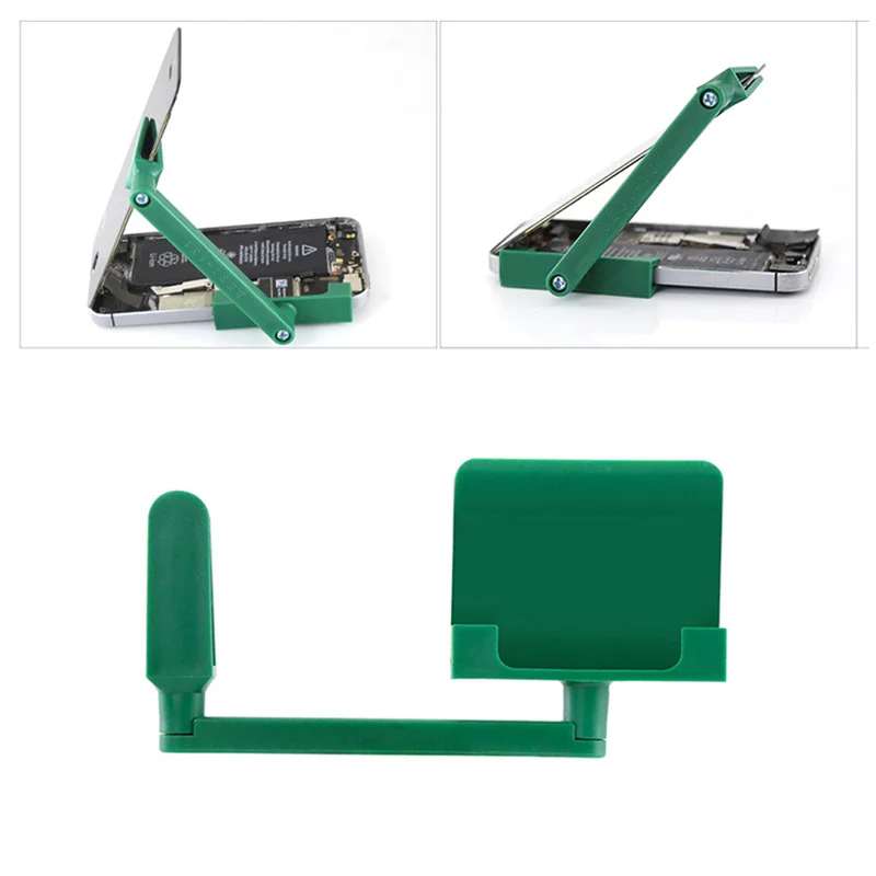 Adjustable Phone Stand Holder Screen Fixed Clamp For iPhone For Samsung ...