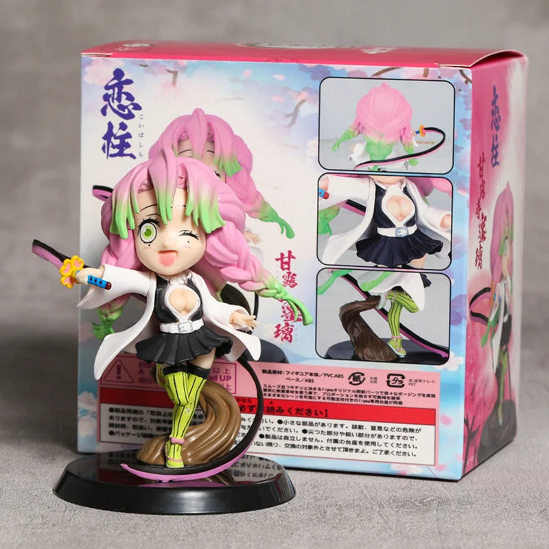 Demon slayer kanroji mitsuri q ver pvc modelo boneca brinquedo ...