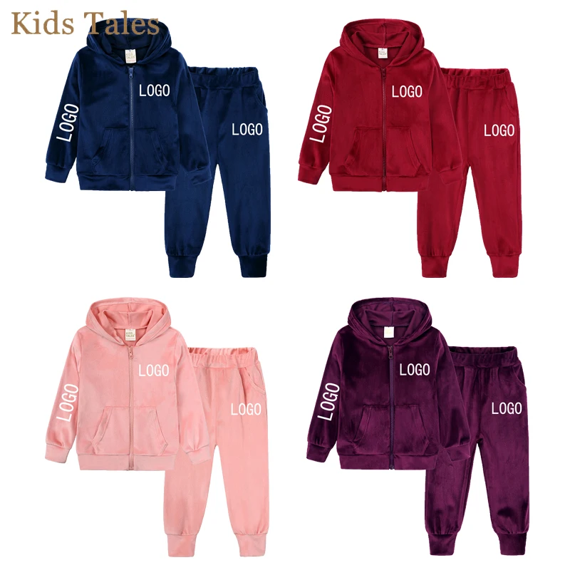 Customized Tracksuits Kids | Kids Tracksuit Hoodie | Velvet Tracksuit ...