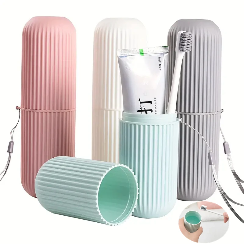 Portable-Travel-Toothbrush-Box-With-Mouthwash-Cup-Convenient-Brushing ...