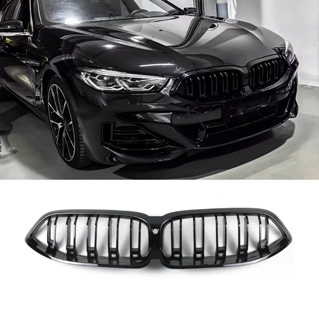 Front Bumper Grille Grill For BMW 8 Series G14 G15 G16 2023 2024 ABS ...